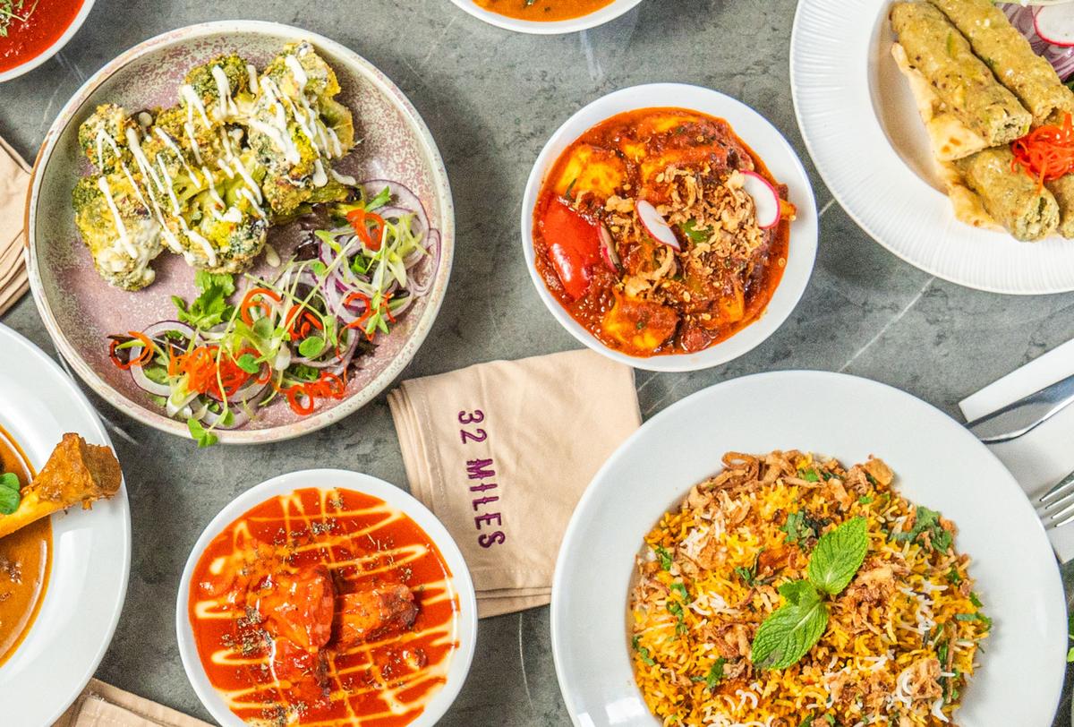 32 Miles: Modern Indian Delights & Waterfront Views